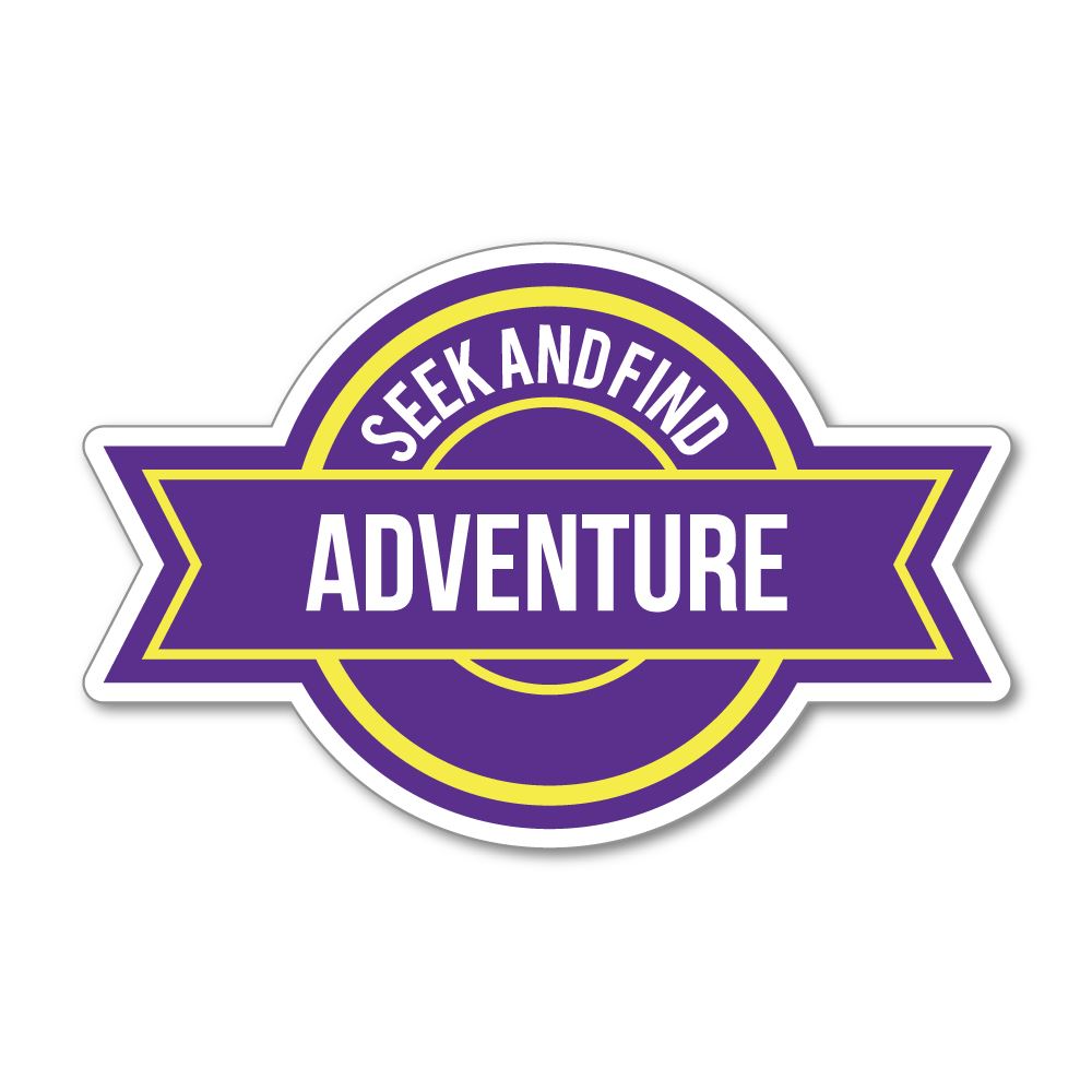 Seek And Find Sticker Decal | Travel Stickers - Sticker Collective