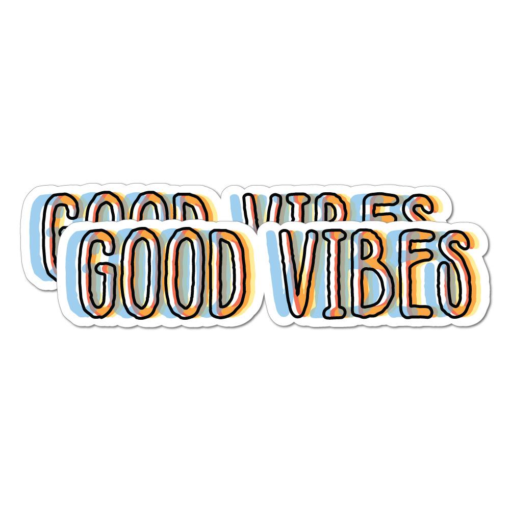 Good Vibes Sticker Decal | Inspirational Stickers - Sticker Collective