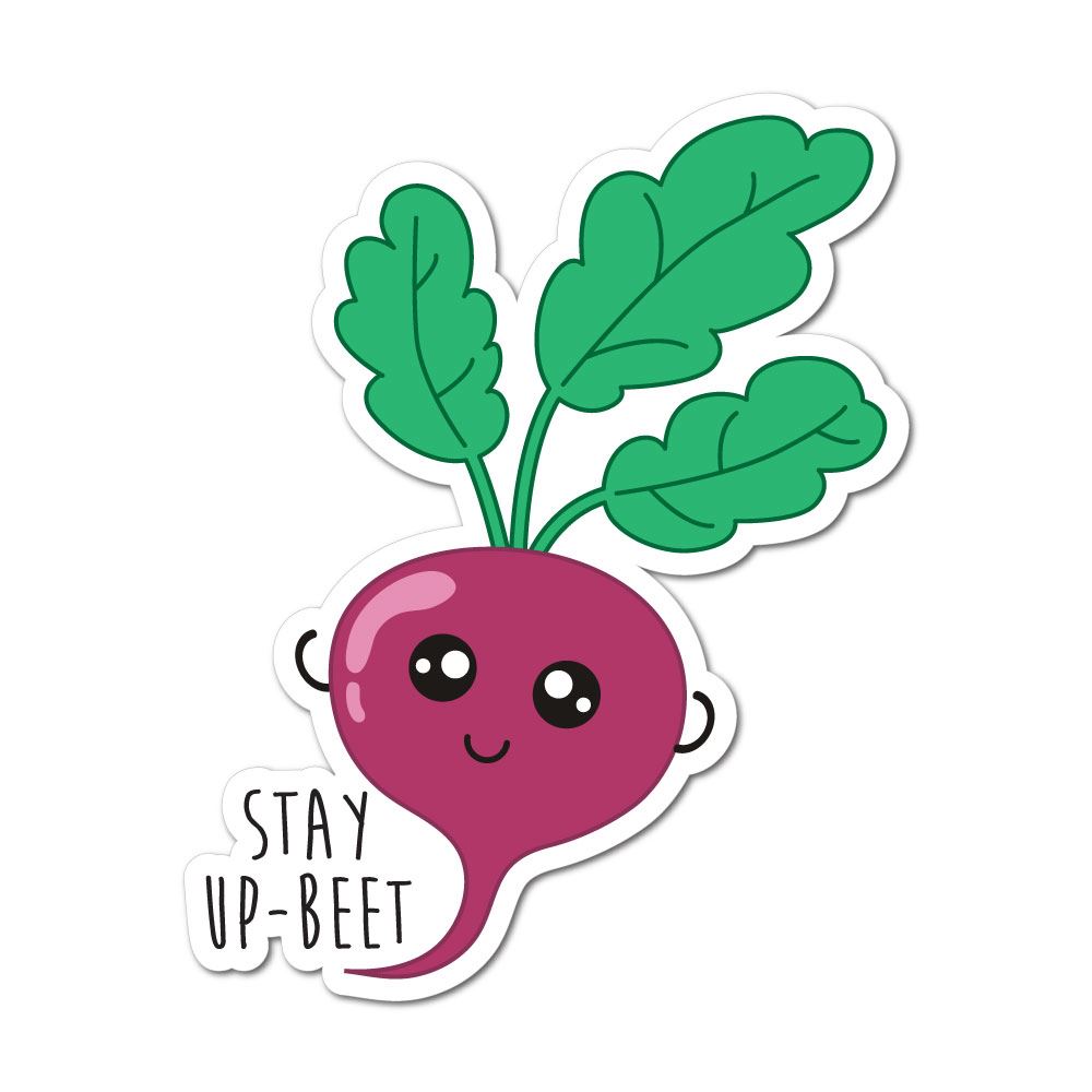 Stay Upbeet Sticker Decal | Funny Stickers - Sticker Collective