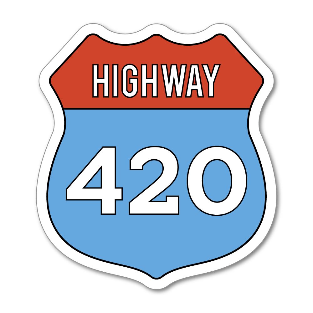 Highway Sticker Decal | Car Stickers - Sticker Collective