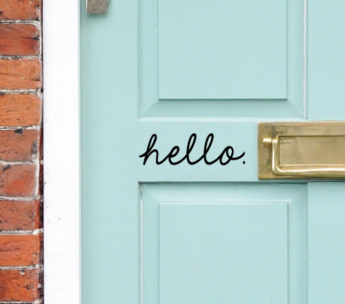 Hello Wall Sticker — Sticker Collective