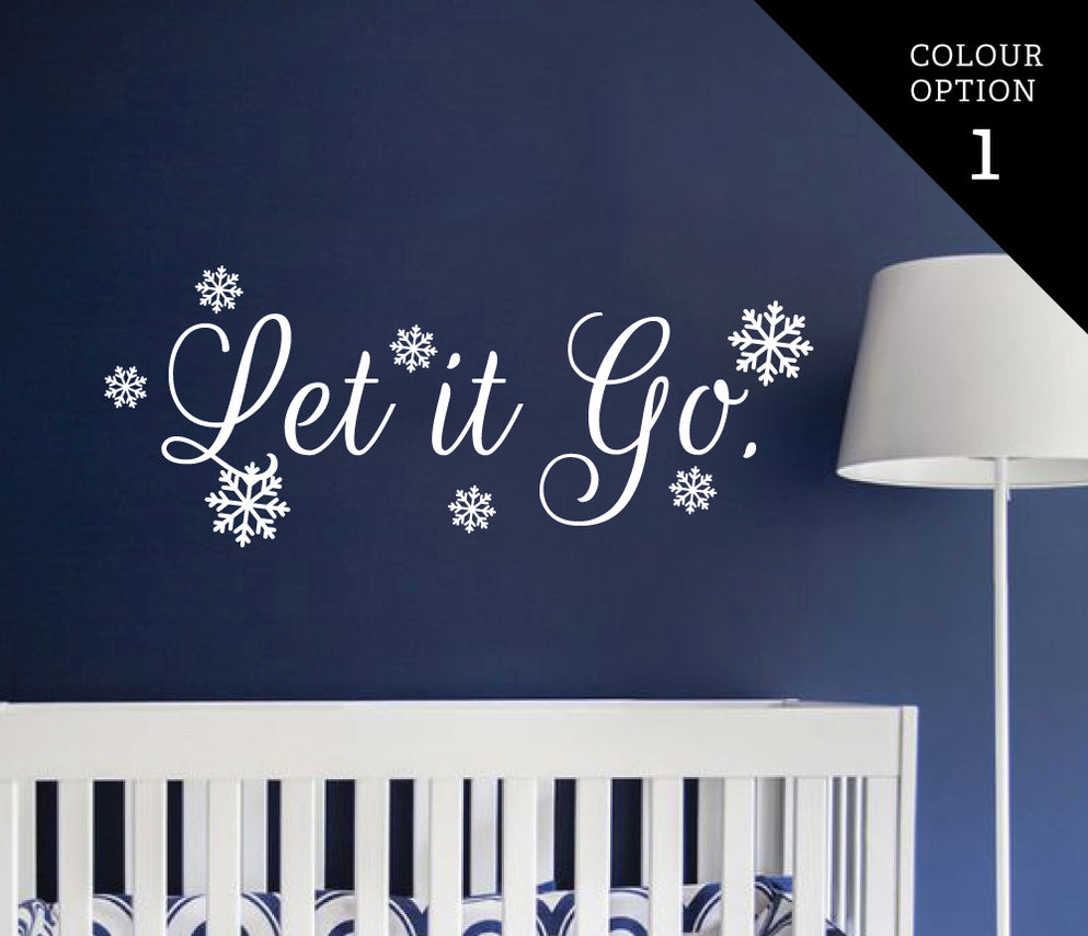 Let It Go Wall Sticker — Sticker Collective