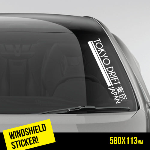 Tokyo Drift Japan Windshield Jdm Sticker | Windshield Stickers ...