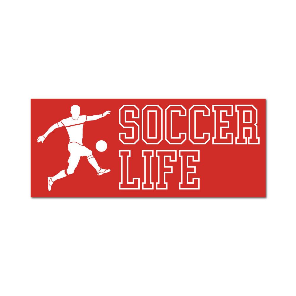 Soccer Life Sticker Decal | Sport Stickers - Sticker Collective