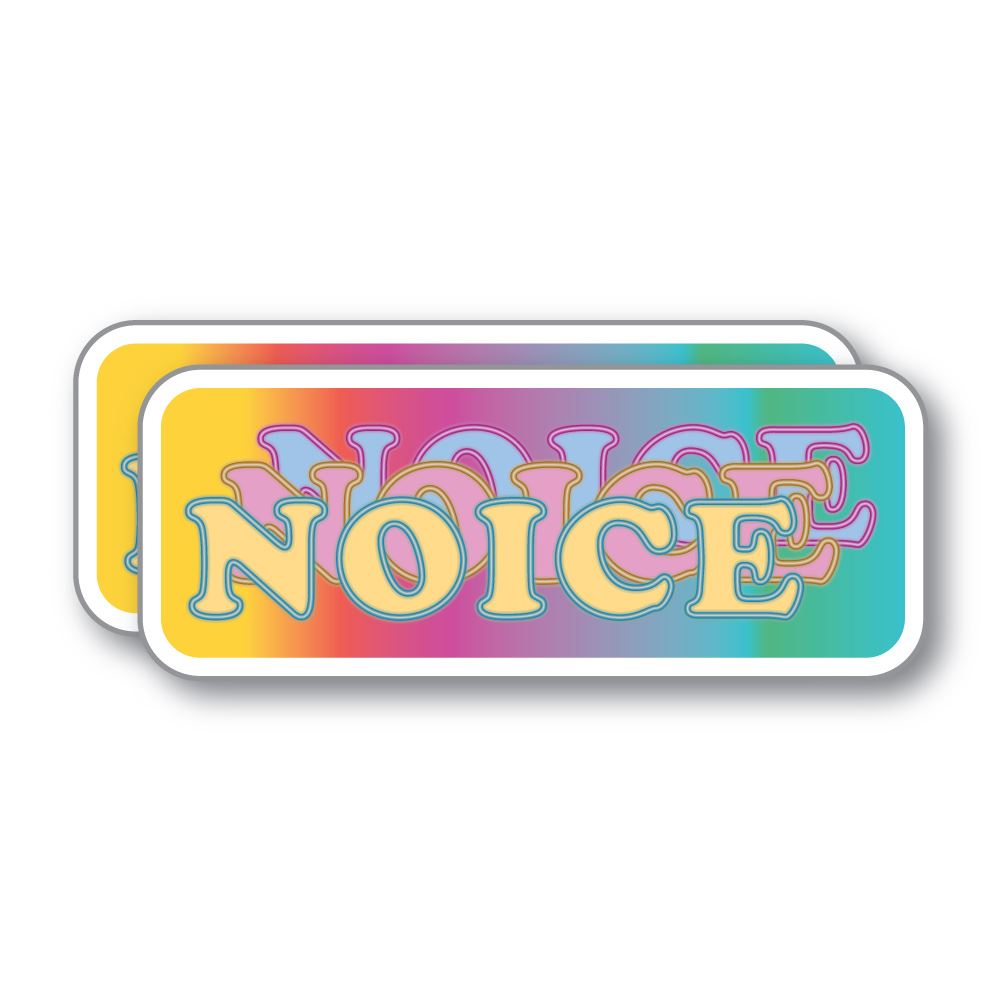 2X Noice Saying Sticker Decal | Trending Stickers - Sticker Collective
