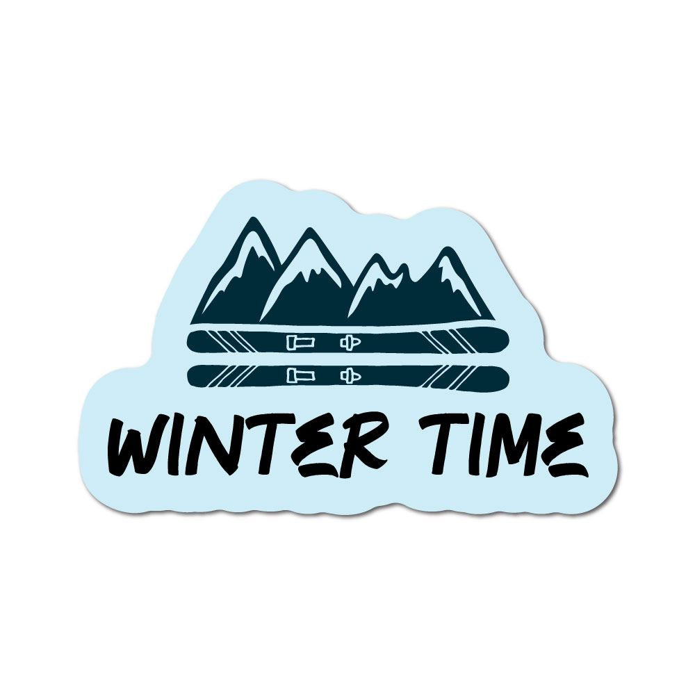 Winter Time Sticker Decal | Sport Stickers - Sticker Collective