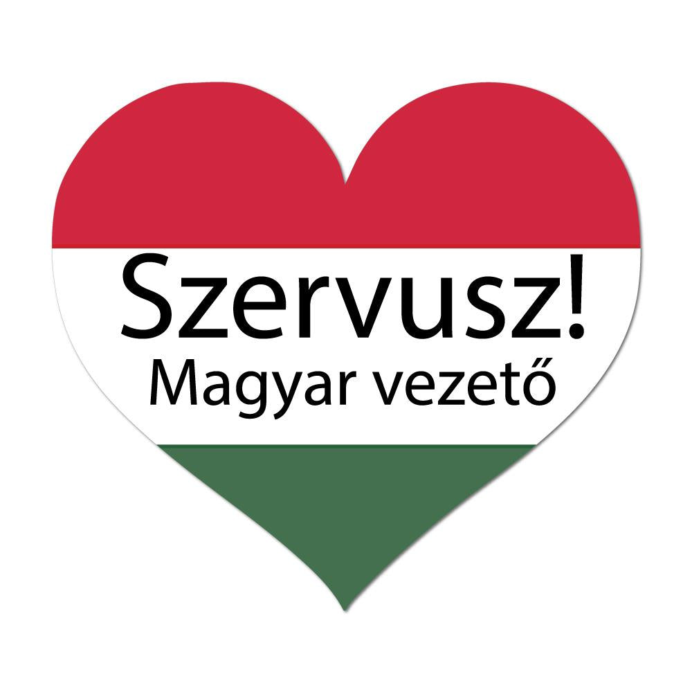 Hungarian Driver Sticker Decal | Countries Stickers - Sticker Collective