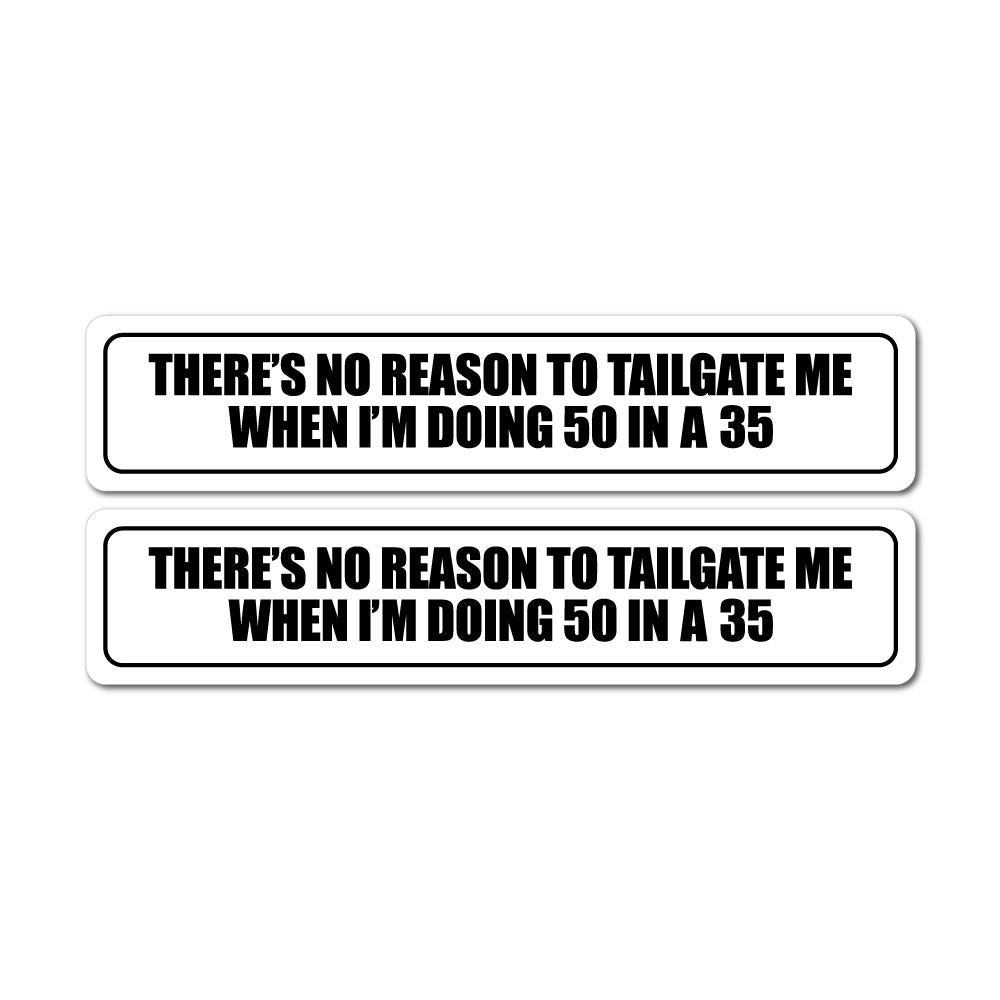 2X Tailgate Me Sticker Decal | Funny Warning Stickers - Sticker Collective
