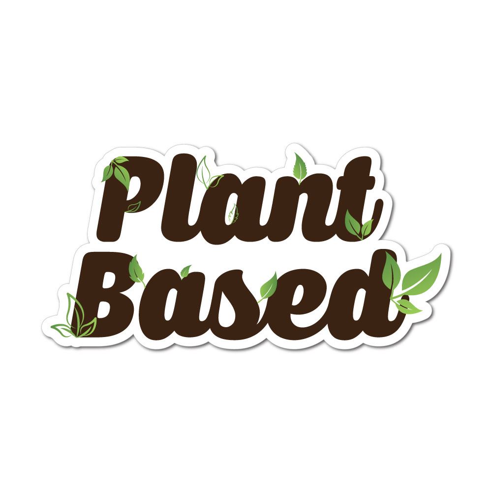 Plant Based Sticker Decal | Hippie Stickers - Sticker Collective