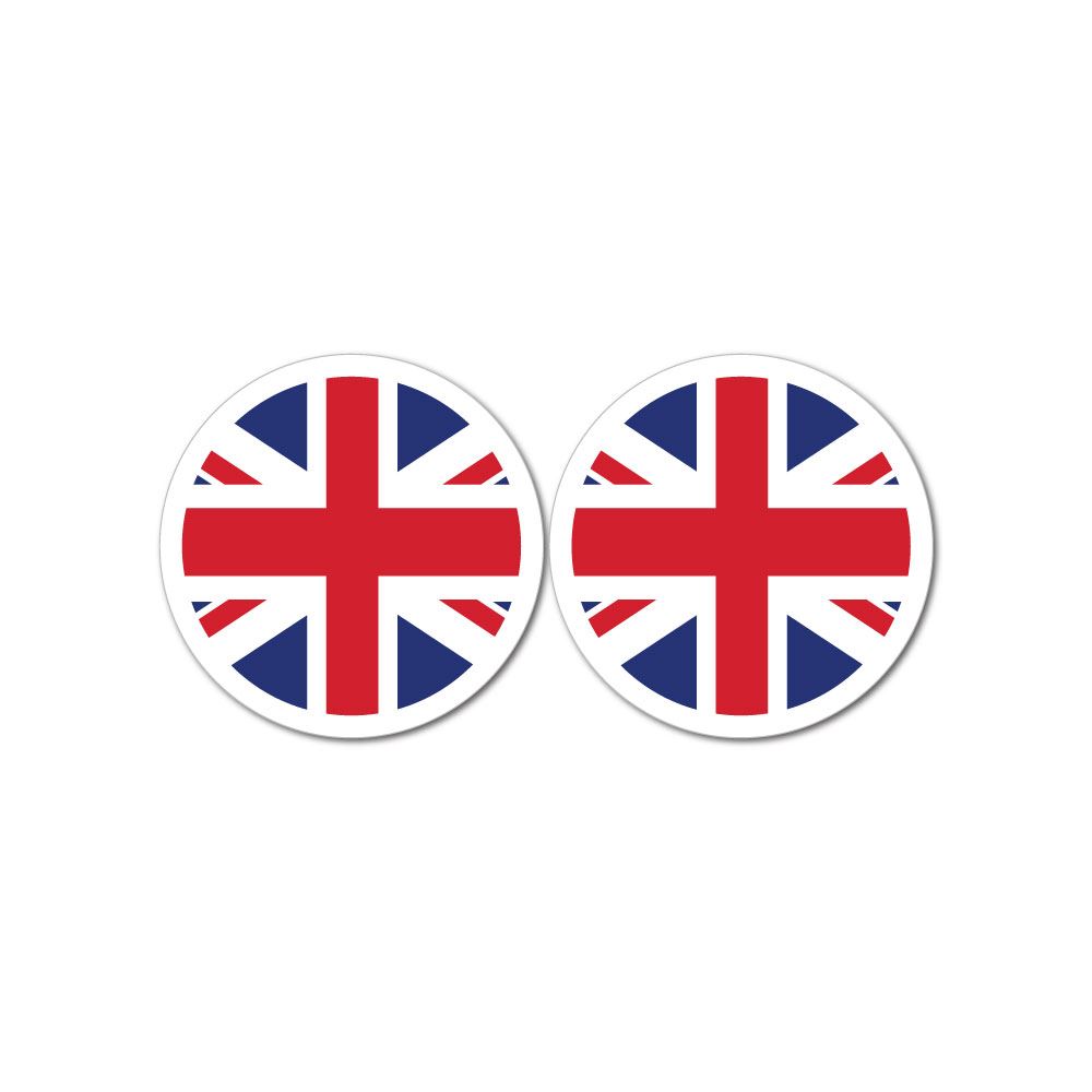 British Flag X2 Sticker Decal | Countries Stickers - Sticker Collective